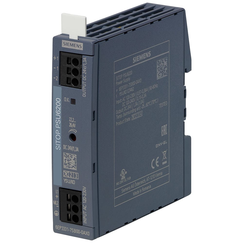 DIN rail power supply - SITOP PSU6200 - Siemens Power Supplies - AC/DC ...
