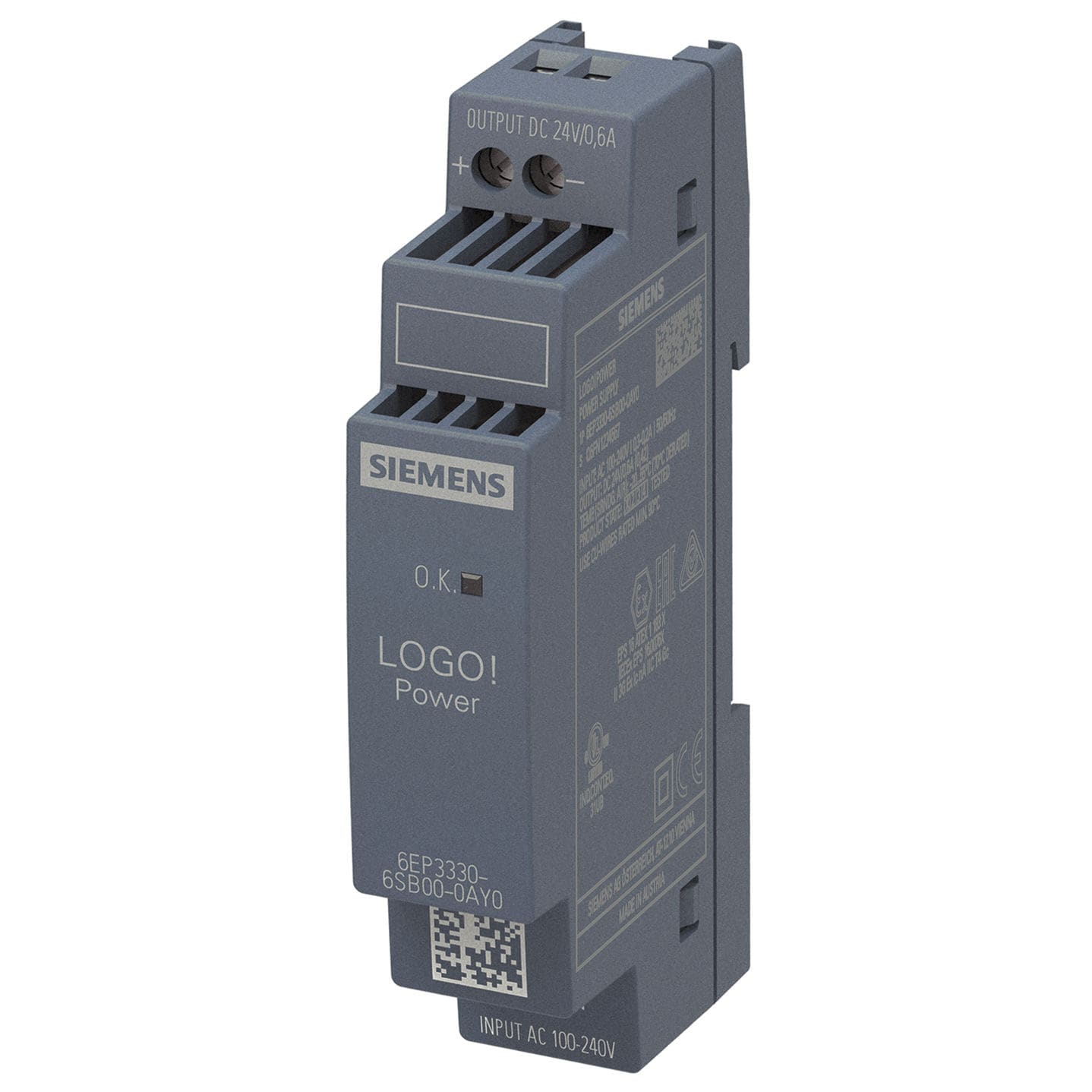DIN rail power supply - LOGO!Power - Siemens Power Supplies - AC/DC ...
