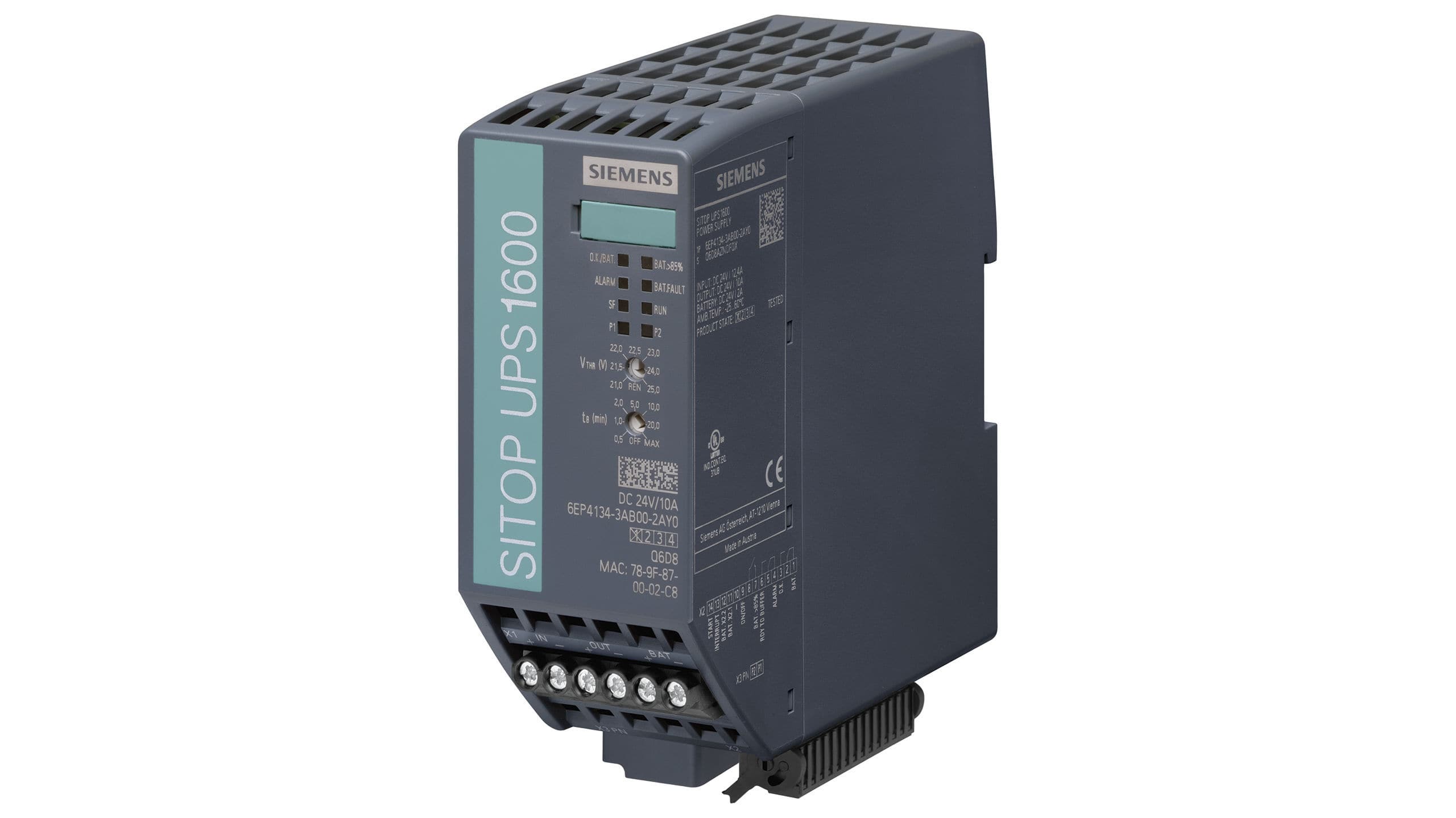 DC UPS - SITOP UPS1600 series - Siemens Power Supplies - industrial ...