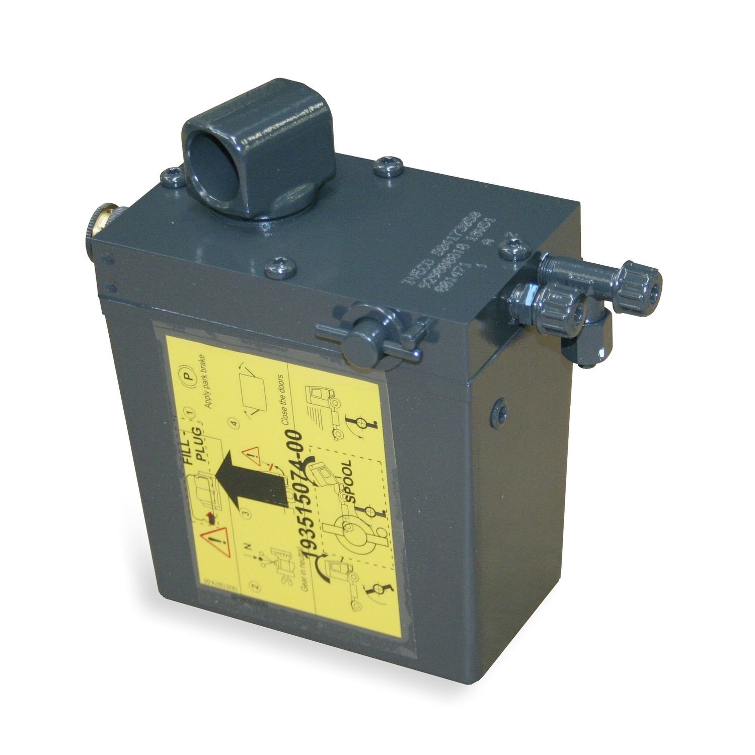 Hydraulic piston pump - MHP series - BELL S.R.L. - manual / paint / for ...