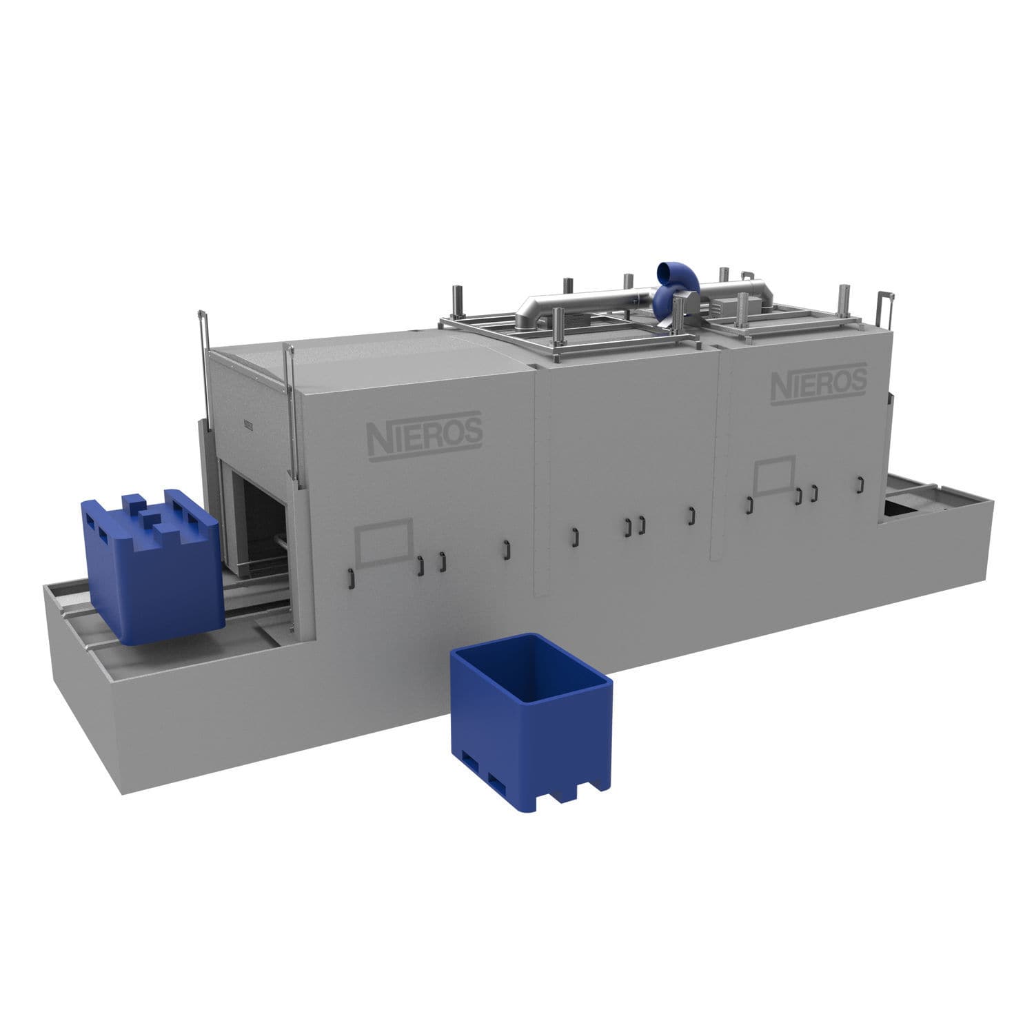 Side-loader bin washer - CLT PB series - NIEROS Metal d.o.o. - automatic