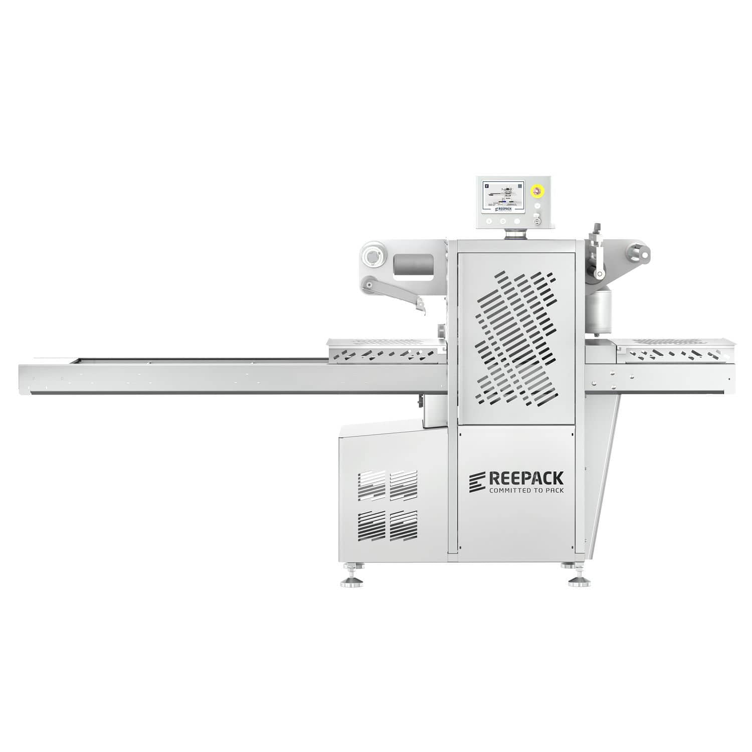 Linear tray sealer - REEECO - Reepack S.r.l. Soc. Unip. - automatic ...