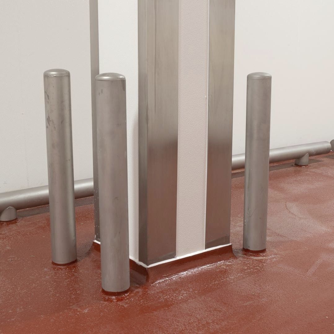 Interior fixed bollard - P series - B-Hygienic BVBA