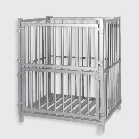 Stainless steel pallet box - 100.45, 100.46 series - Eberhardt GmbH ...