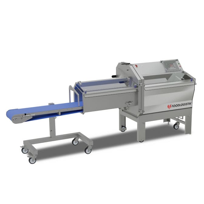 Pork slicing machine - comfort 25+ - FOODLOGISTIK Fleischereimaschinen ...