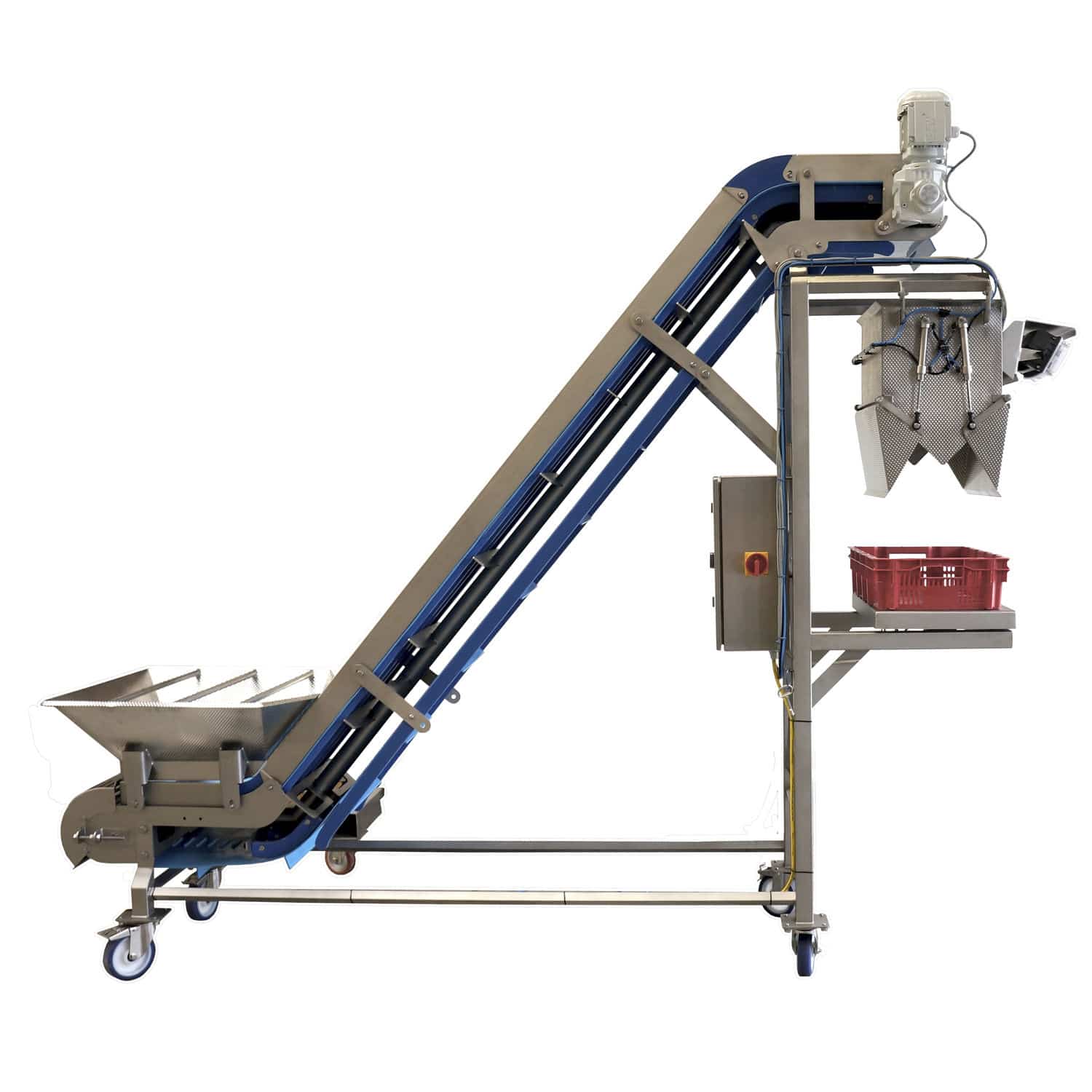 Belt conveyor - Foodmate BV - inclined / transport / weighing