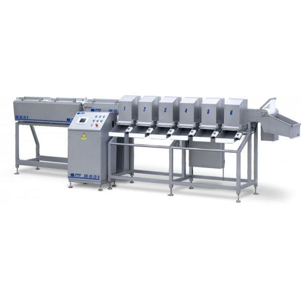 Fish grader - UNI series - INDUSTRIES FAC SL - for poultry / with conveyor