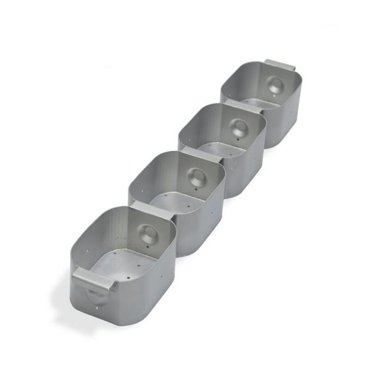 Ham food mold - Jo-Bex-Man S.L. - barrel-shaped / perforated / 4-cavity