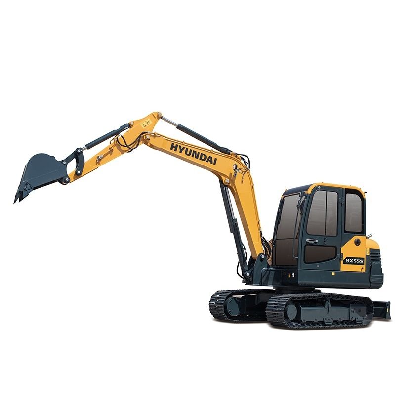 Mini-excavator - HX55S - HYUNDAI HEAVY INDUSTRIES - crawler / diesel ...