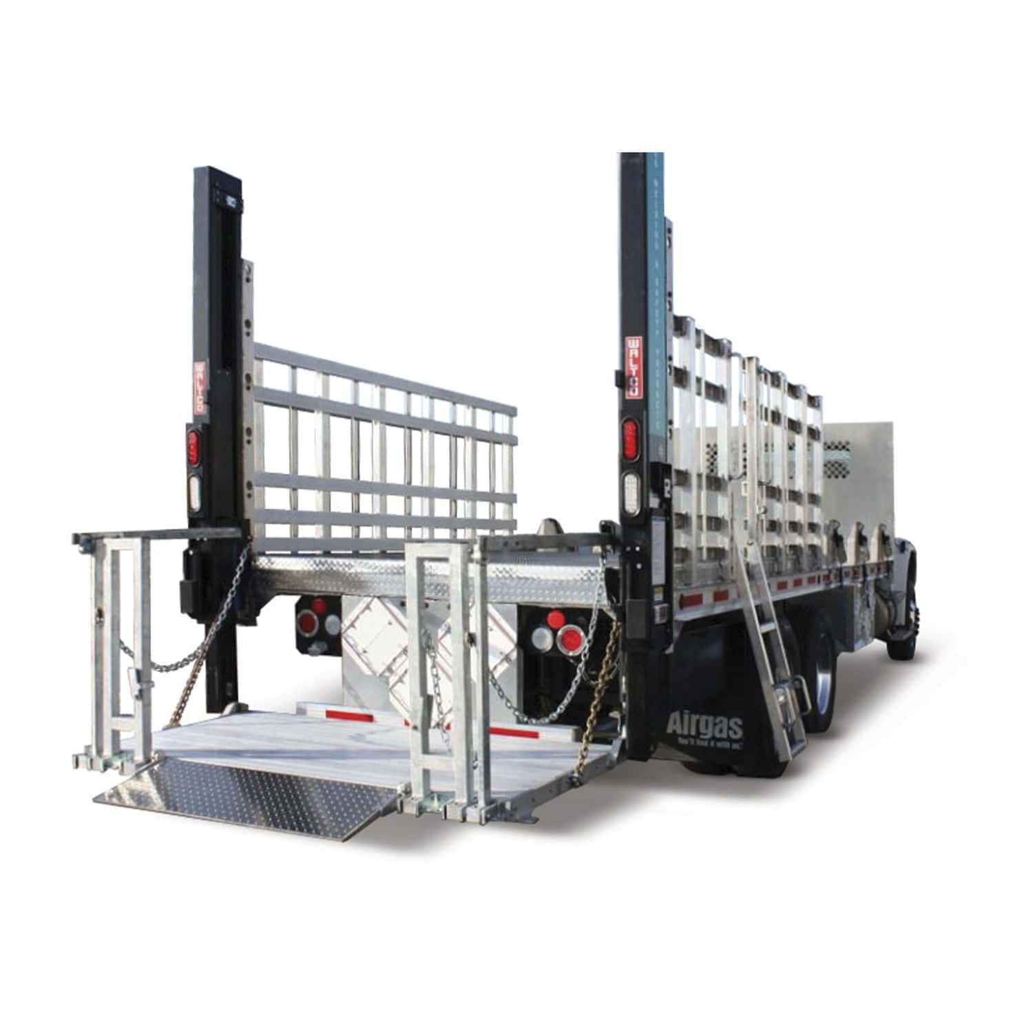 Standard lift gate - WDVBG series - Hiab - for trucks / for gas bottles