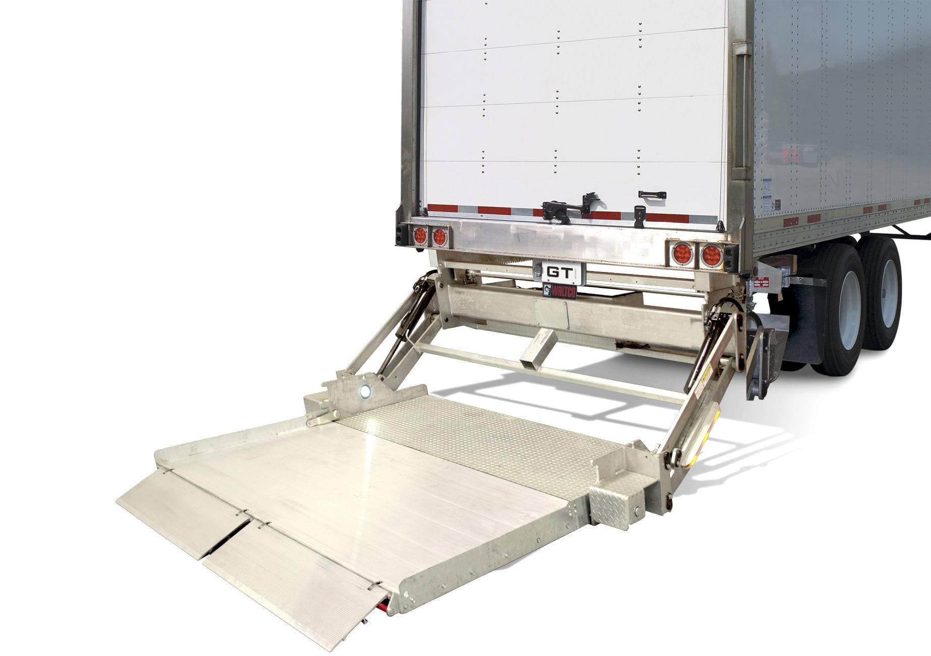 Foldable lift gate - GT Series - Hiab - trailer
