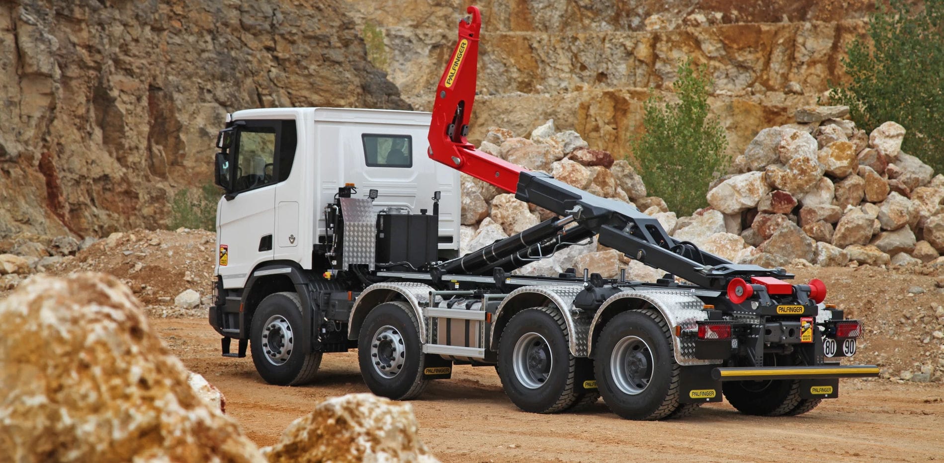 Truck hook lift - HT 3 series - Palfinger - telescopic