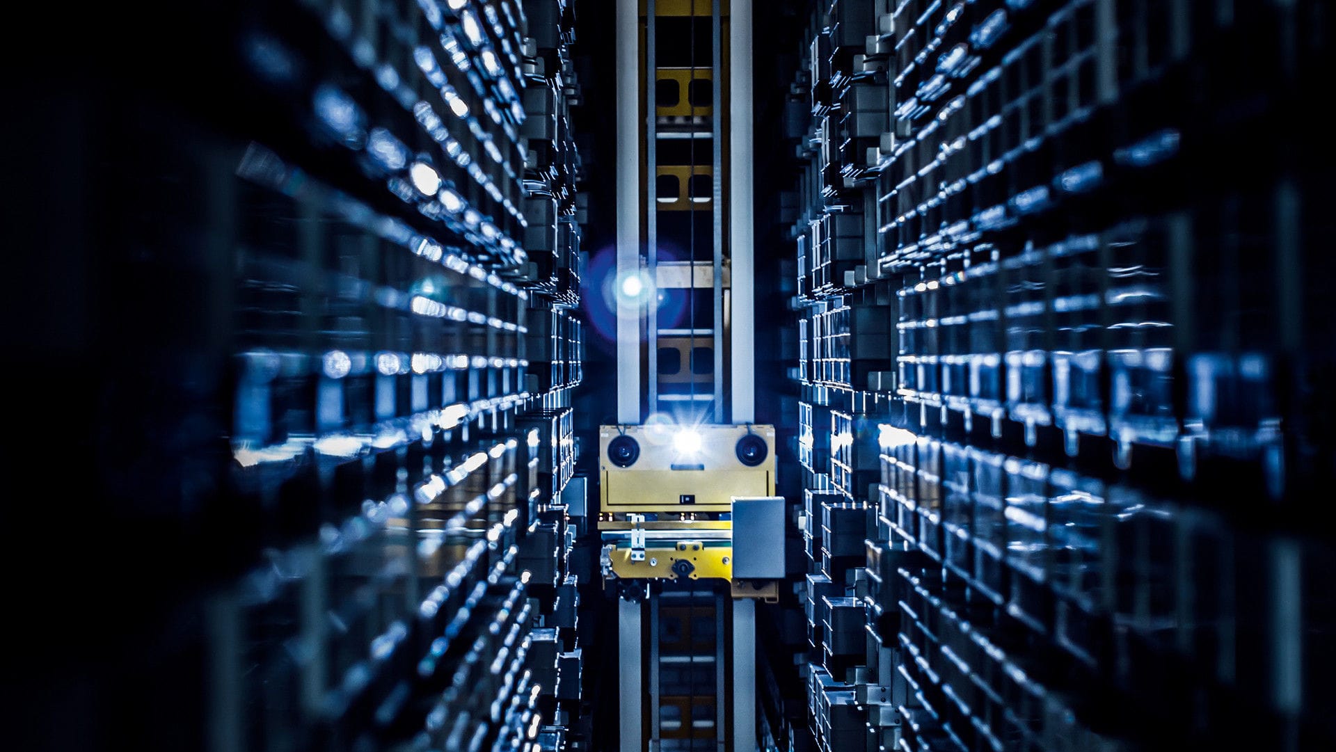 Pallet automatic storage system - Stöcklin - box / oxygen / modular