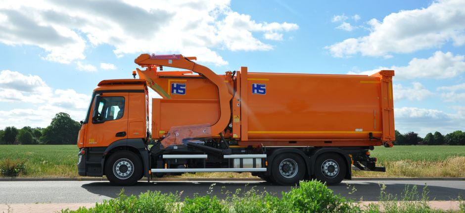 Front-loading waste collection vehicle - MEGALINE - Ros Roca