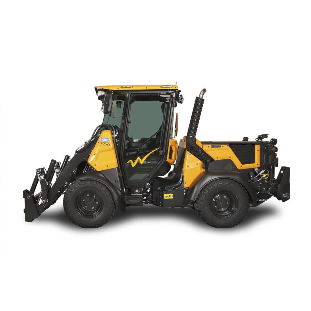 Rubber-tired loader - Wille 375Δ - Vilakone Oy - articulated / ergonomic