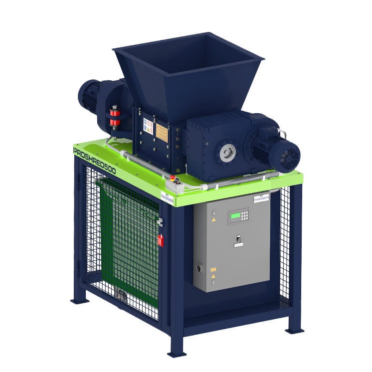 Primary shredder - PROSHRED 500 - Wagner Maschinenbau GmbH - two shaft ...