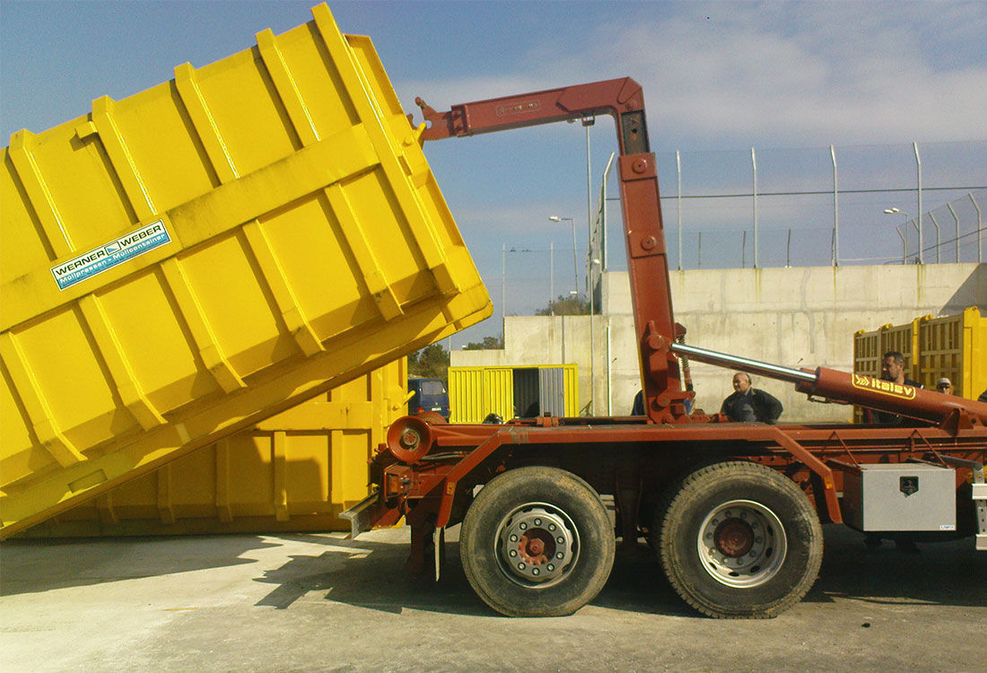 Waste transfer station - STP series - Werner & Weber GmbH