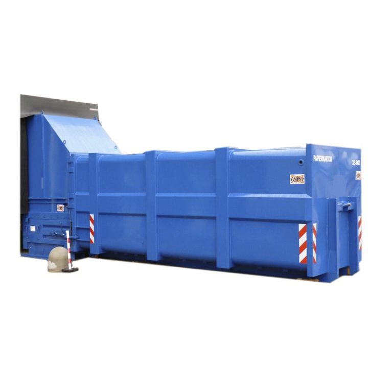Waste recycling waste compactor - 010x series - AJK NV - stationary ...