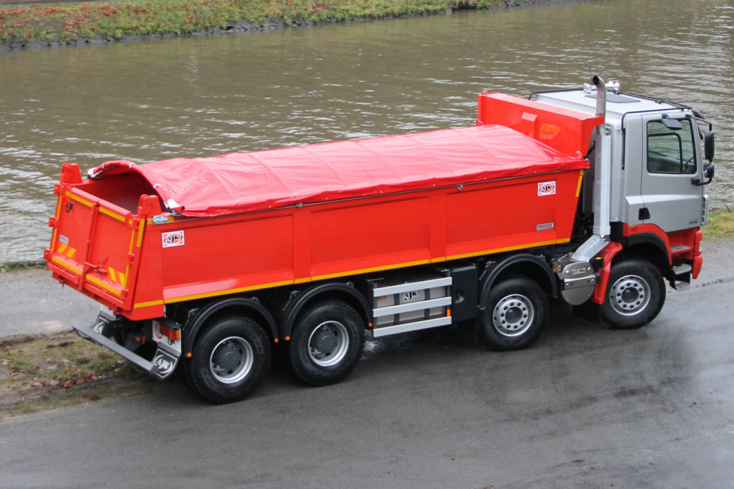 Steel truck tipper - 010x series - AJK NV - 3-axle