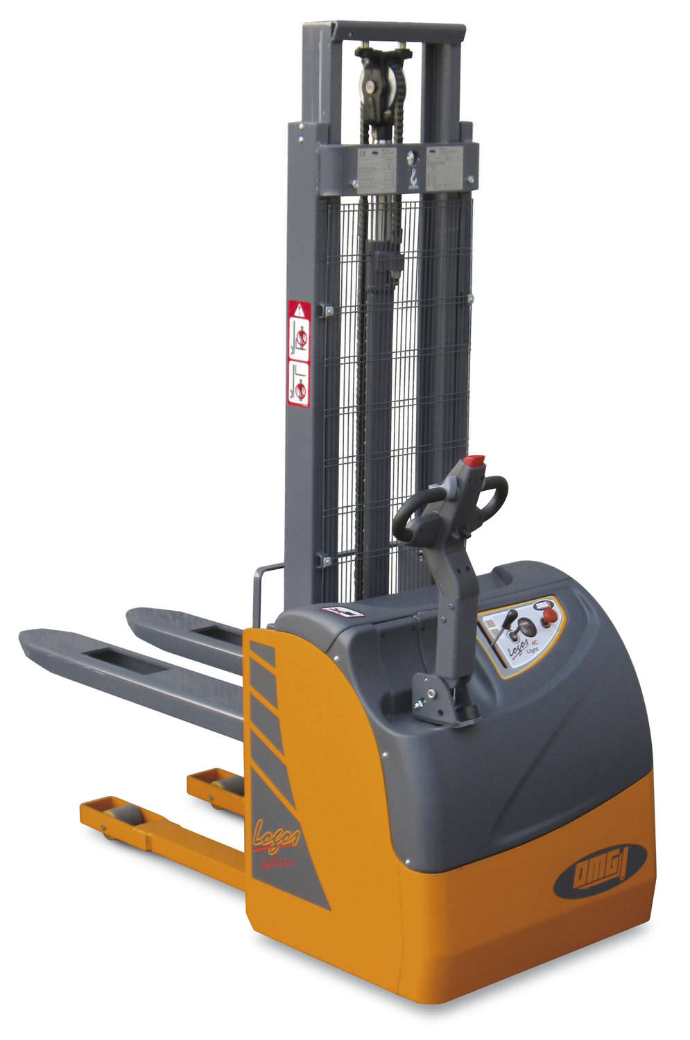 Electric stacker truck - Logos Light - OMG S.p.A. - walk-behind