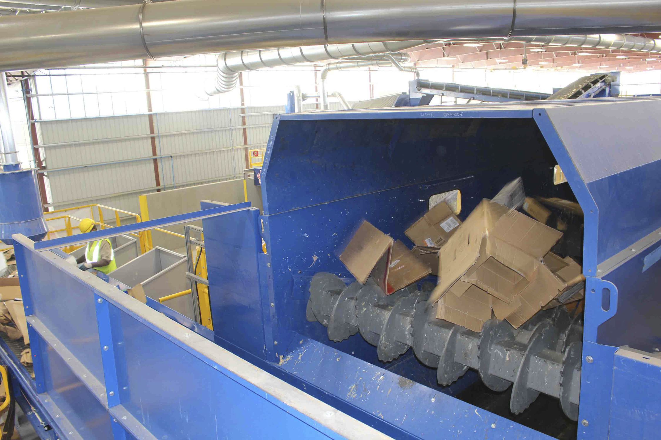 Cardboard box sorting system - CP Group - for textiles / for metal / food
