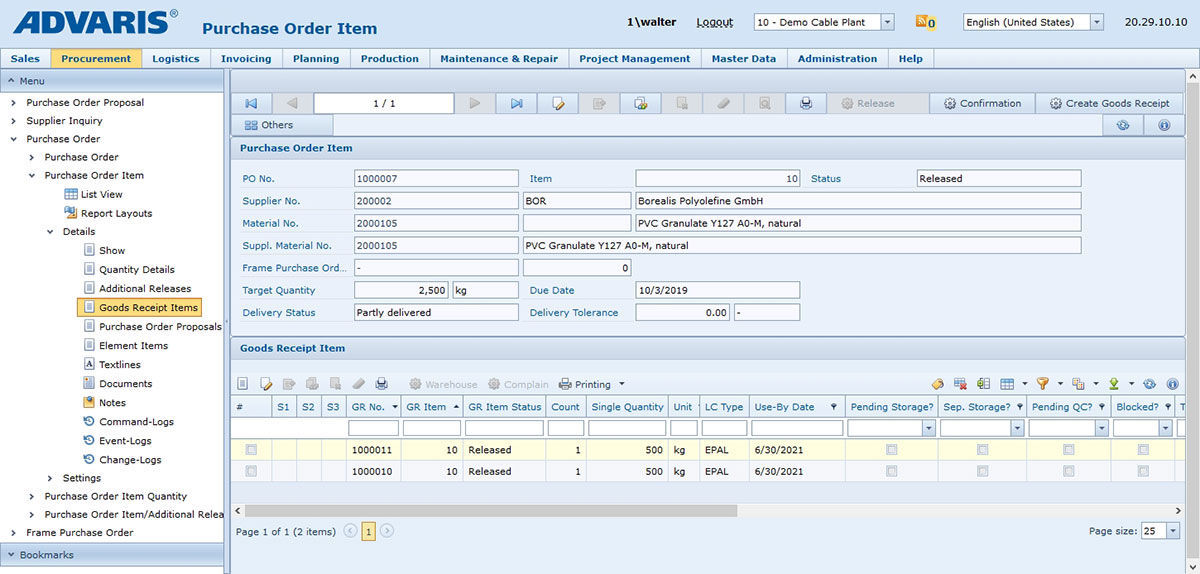 ERP software - ERP - ADVARIS Informationssysteme GmbH - warehouse ...