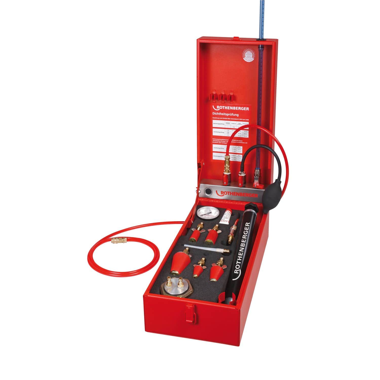 Pressure leak tester - ROTEST® GW 150/4 - ROTHENBERGER - for pipes ...