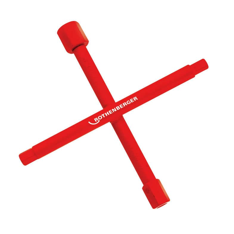 Cross wrench with hexagonal head - 351044 - ROTHENBERGER