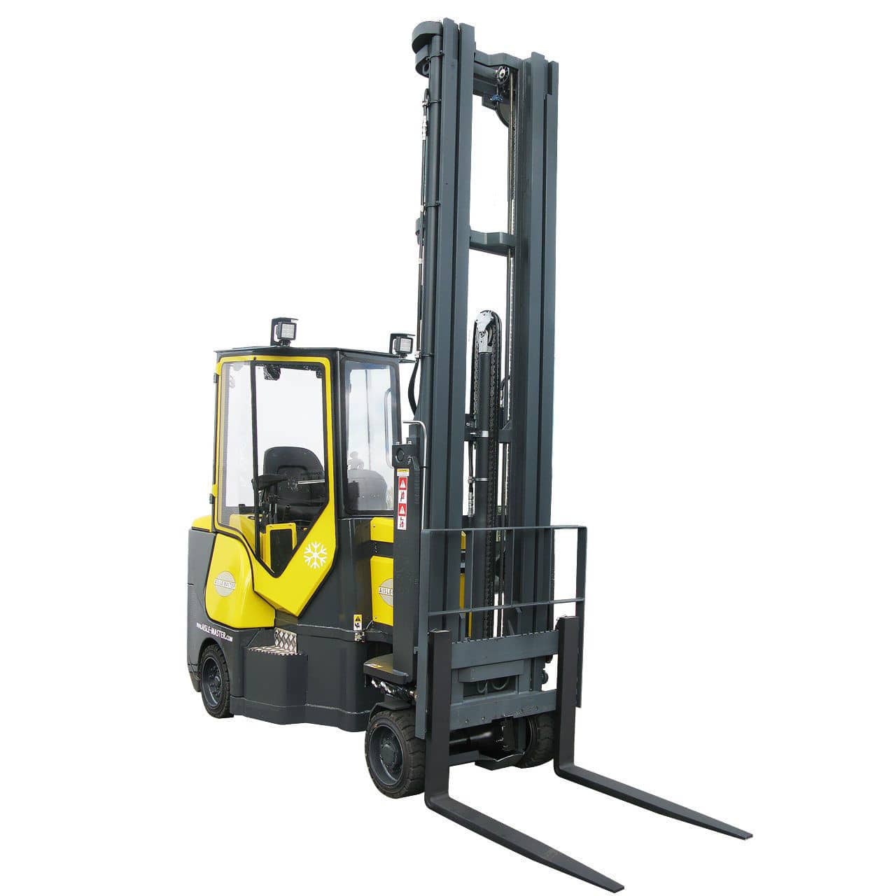 Electric stacker truck - Combilift - Aisle-Master - ride-on / 24 V ...
