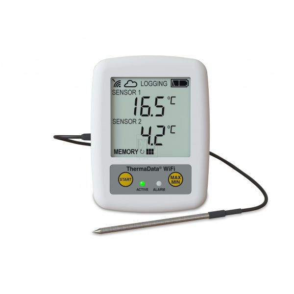 Temperature data-logger - ThermaData TD1F - Electronic Temperature ...