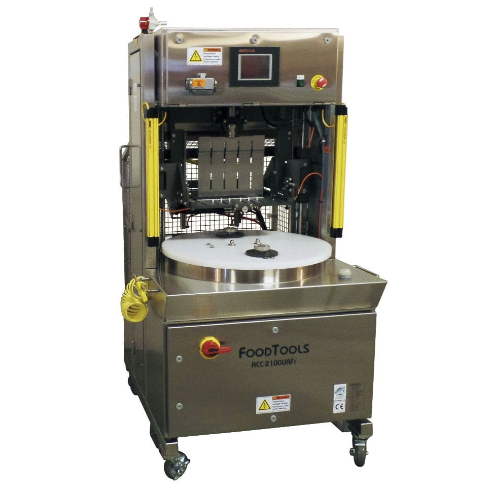 Cake portioning machine - ACCUSONIC-2100URFi - Food Tools Inc ...
