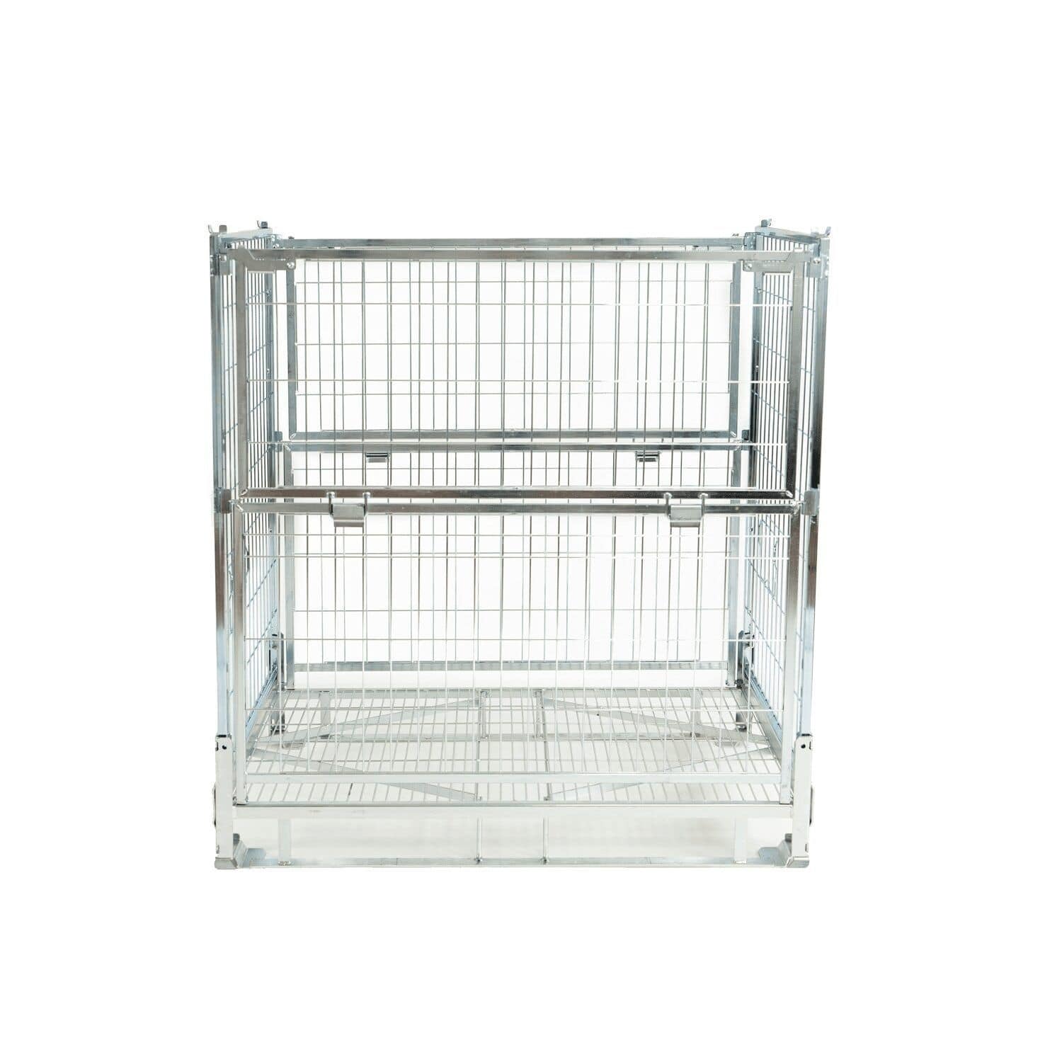 Foldable pallet box - HPD System® - K. Hartwall Ltd - wire mesh ...