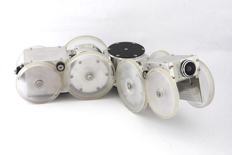 Wheeled inspection robot - ACM-R4H - Hibot - remote-controlled