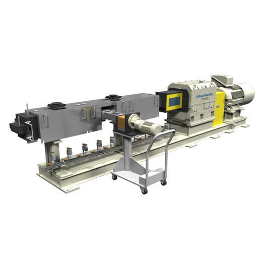 Twin-screw extrusion line - TEM - Shibaura Machine - plastic sheet ...
