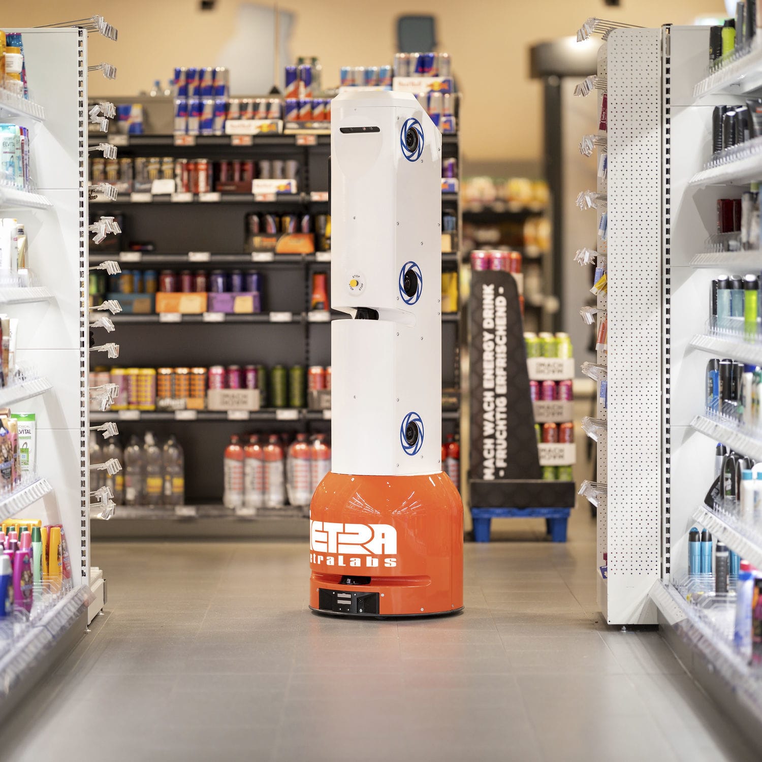 Mobile inventory robot - TORY® SHELF - METRALABS - autonomous