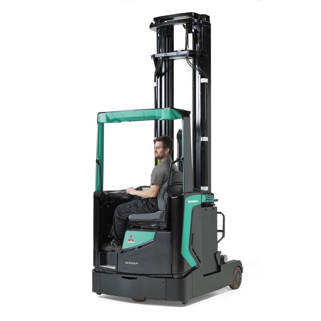 Electric reach truck - RB14-25N2(H)(S)(C)(X) series - Mïtsubishi ...