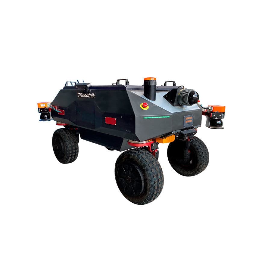 Mobile surveillance robot - RB-VOGUI series - Robotnik - for industrial ...