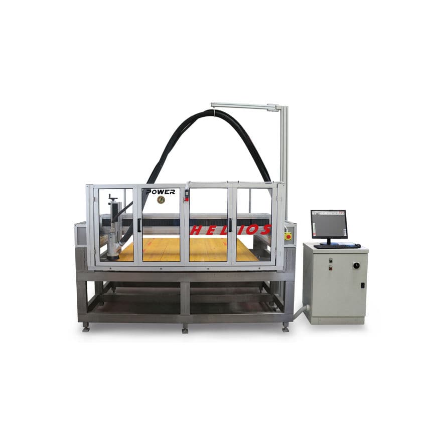 Automated sandblasting machine - Power - HELIOS AUTOMAZIONI SRL