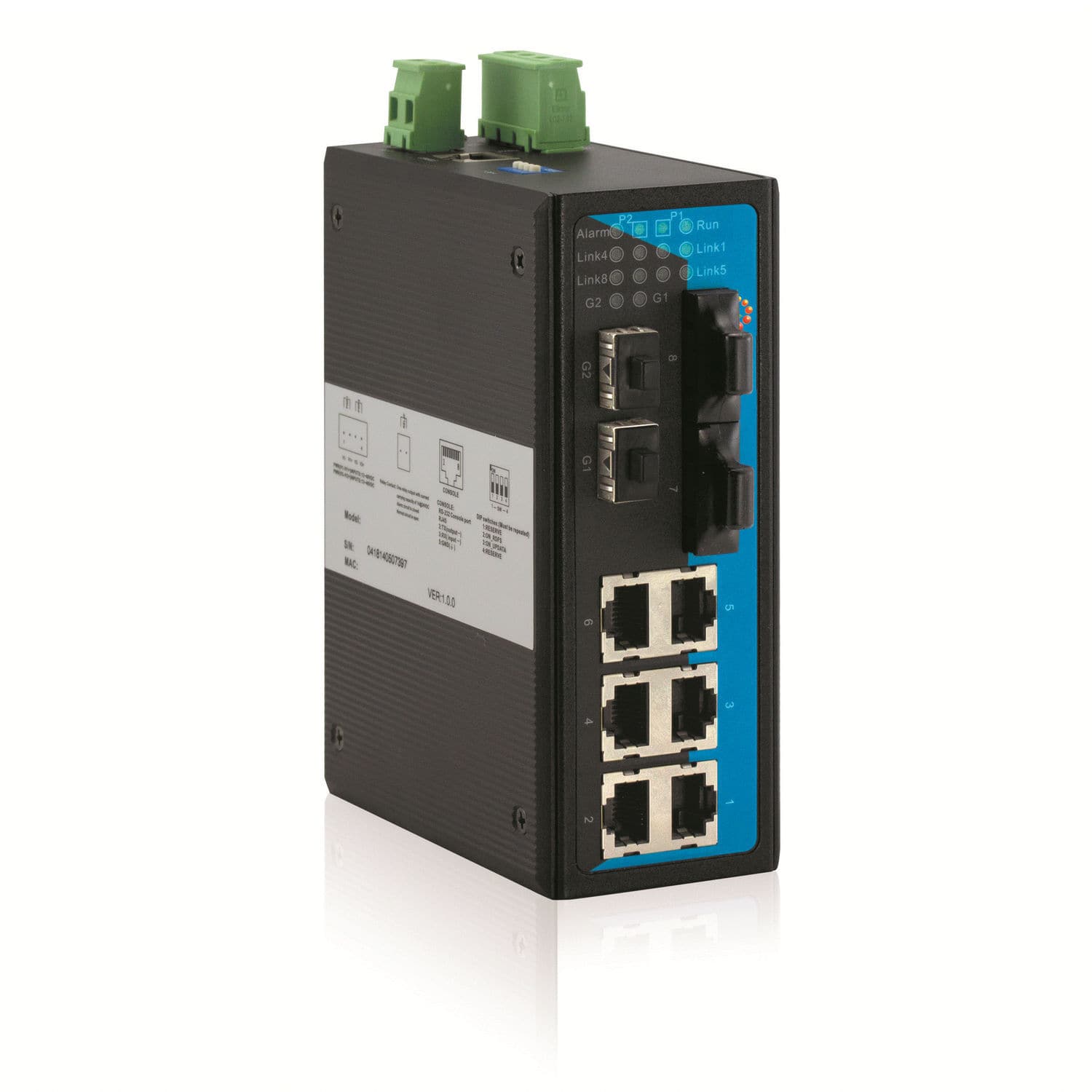 Managed ethernet switch - IT-ES7110-IM-2GS-2F series - Intellisystem ...