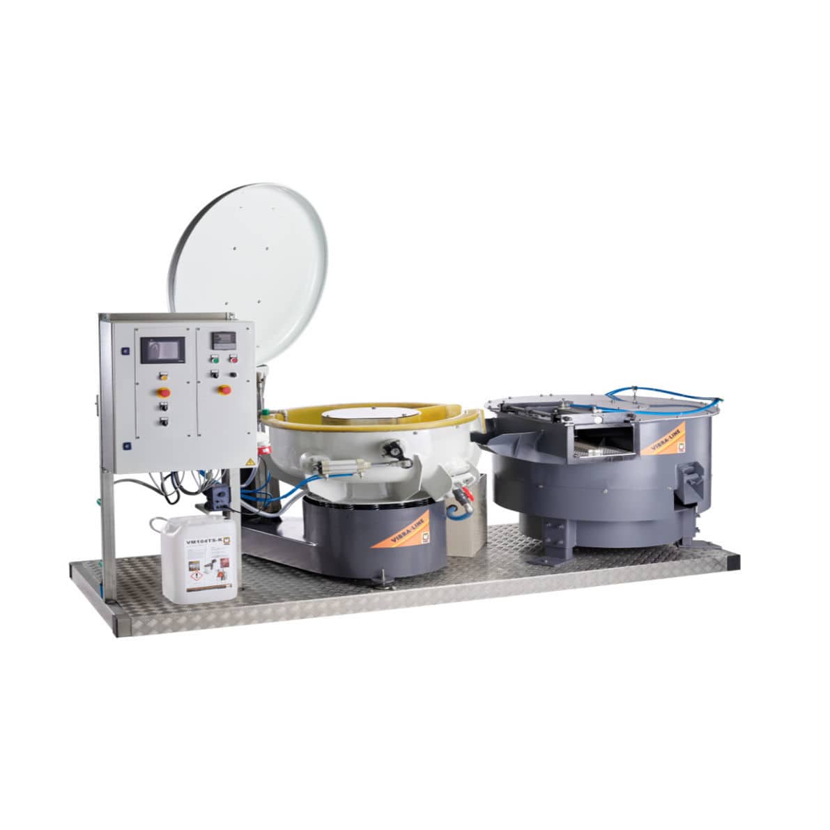 Deburring vibratory finishing machine - Vibra System DK - PERS GROUP