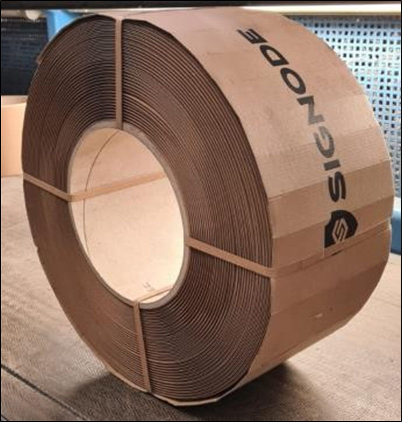 Paper strapping tape - LEVEX SIGNODE 100% recyclable, certifié 4E - STRAPEX