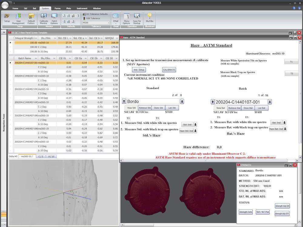Management software - Datacolor TOOLS - Datacolor - for quality control ...