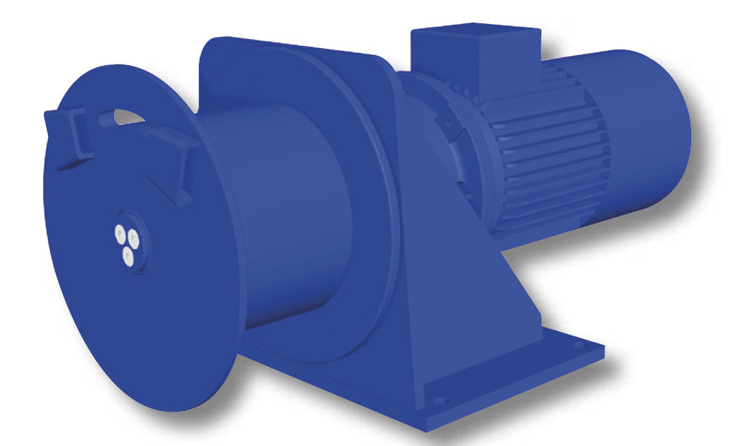 Pneumatic winch - FD series - EMCÉ - wire rope / for cranes / compact