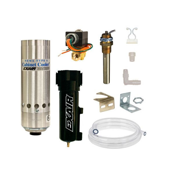 Electrical cabinet cooler - 4840SS-316-240 - EXAIR - compressed air ...