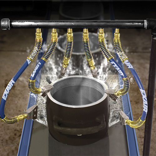 Blow-off nozzle - 9206 - EXAIR - compressed air / flat spray / aluminum