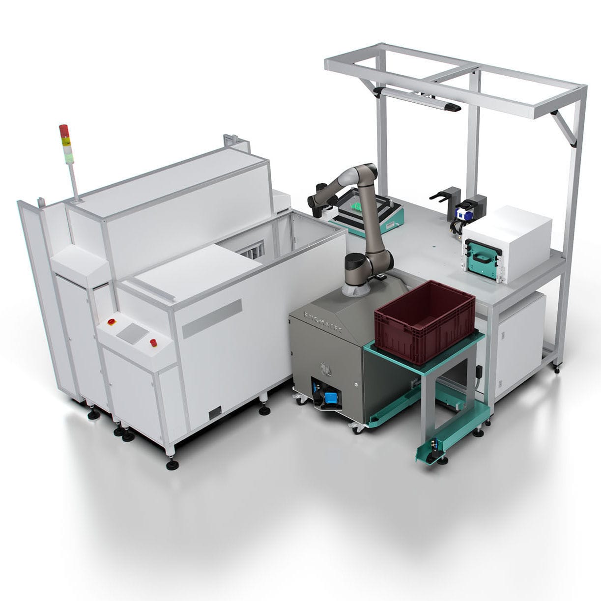 Assembly workstation - FLEXIMATE - ENGMATEC GmbH - electronic / modular ...