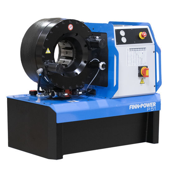 Hose crimping machine - P51 - Finn-Power - hydraulic hose / automatic ...