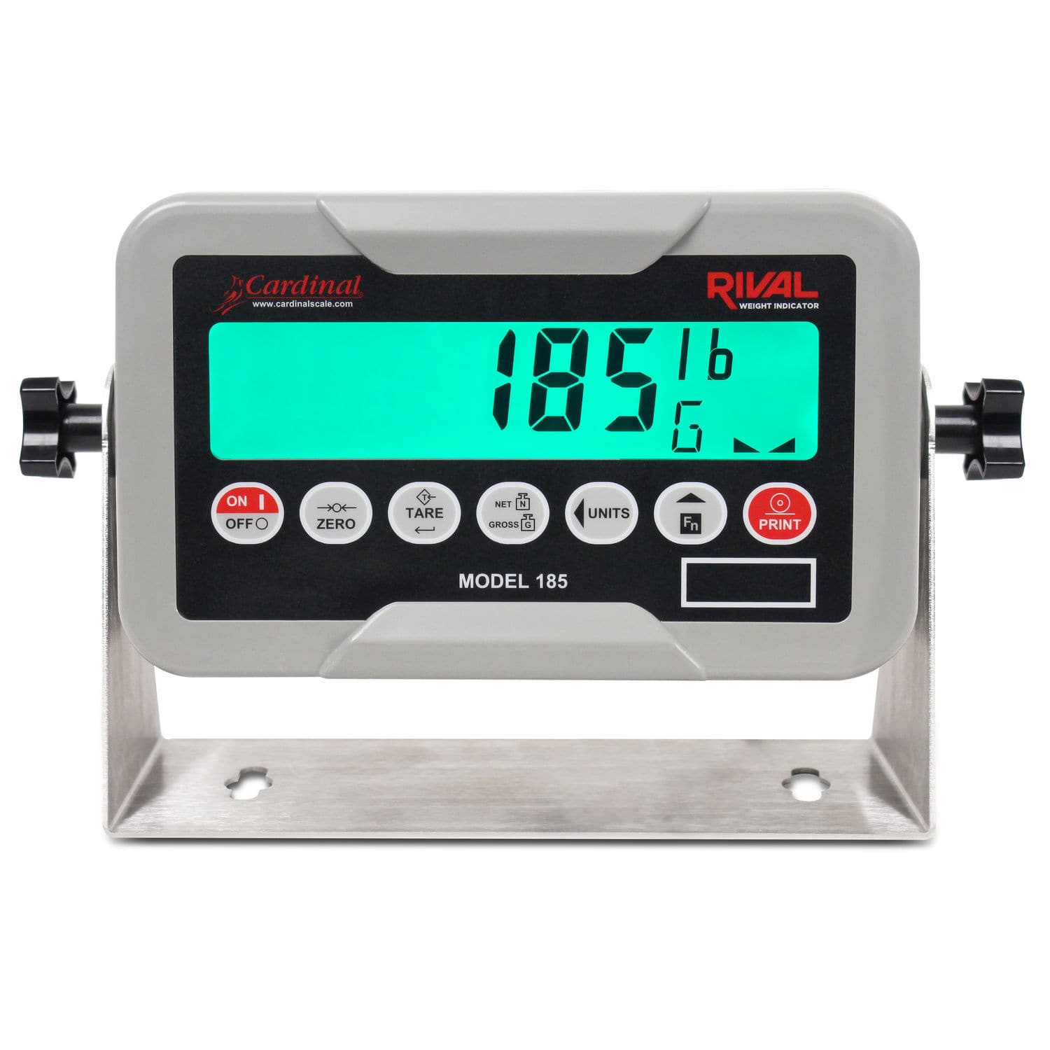 LCD display weight indicator - 185 Rival - Cardinal Scale - benchtop ...