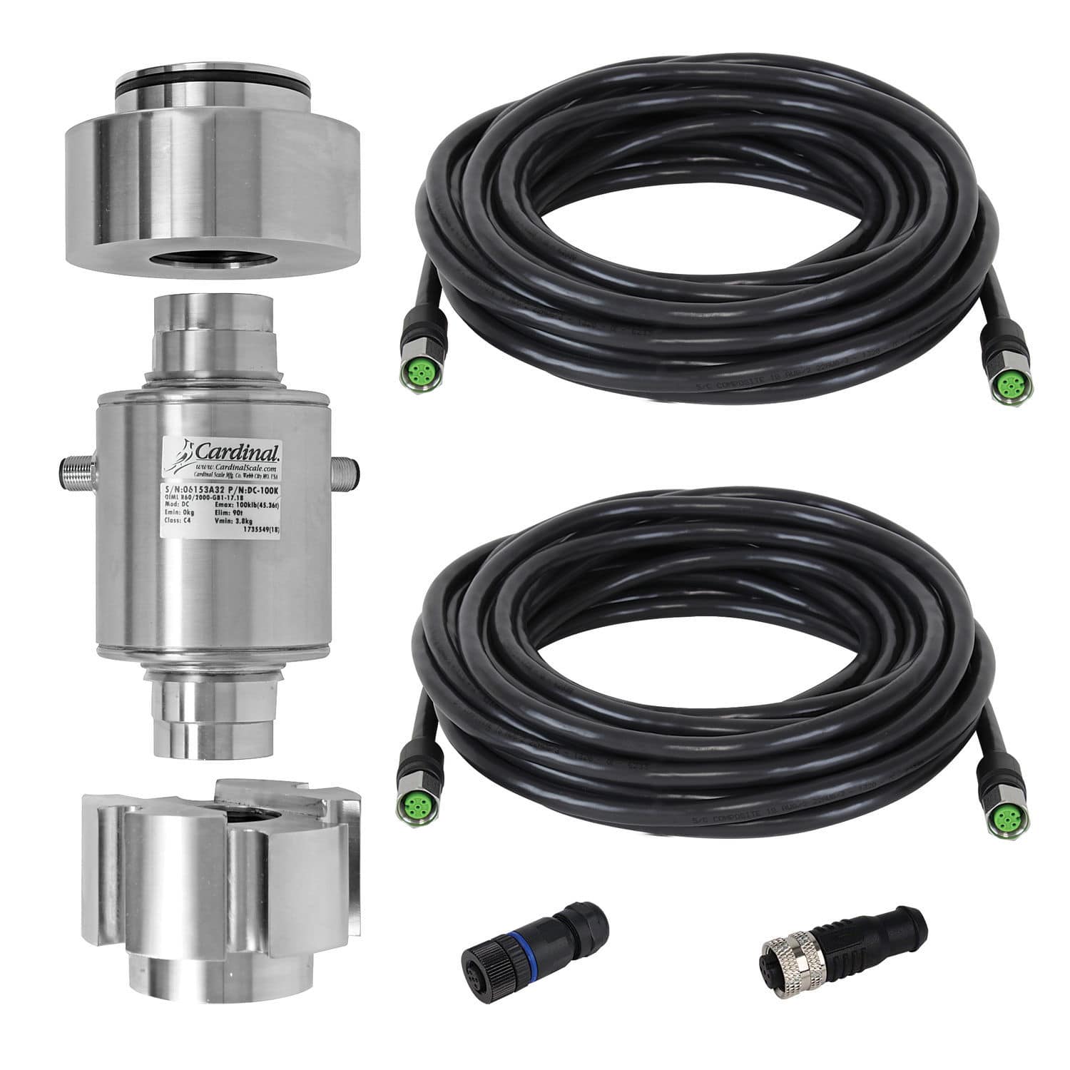 Compression load cell - DC series - Cardinal Scale - canister / strain ...