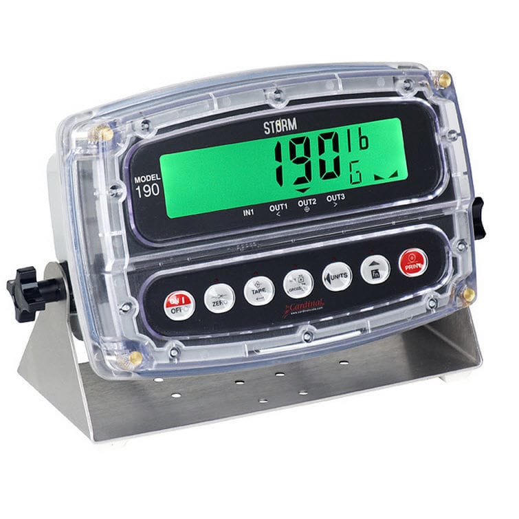 LCD display weight indicator - 190 Storm - Cardinal Scale - benchtop ...